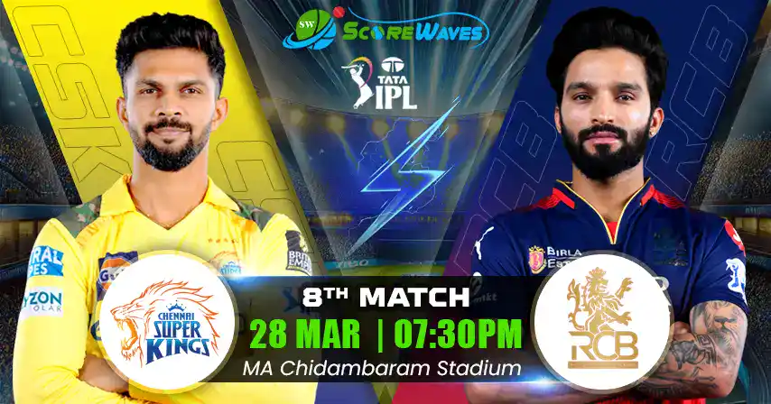 CSK vs RCB Match Prediction, Fantasy Tips, Pitch Report, and Playing XI of 8th Match of IPL 2025 ...